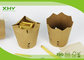 Custom Print  250m Flower Shape Paper French Fries Cups 10oz Kraft Paper supplier