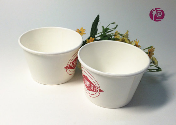 China 8oz French Fries Cup With Double PE Coated Top 95mm Dimension supplier