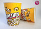 32oz Single Wall Double PE Disposable Popcorn Buckets / Flexo Print supplier