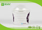 16oz 500cc Disposable Paper Ice Cream Cups with Clear Dome Lids for Taking Away supplier
